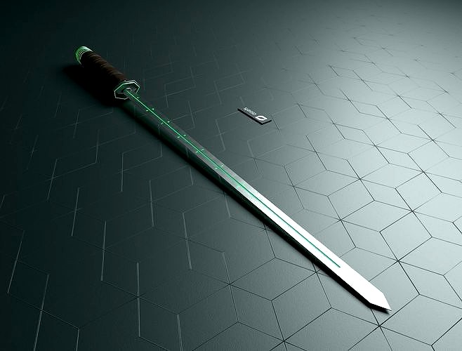 Sci Fi Weapon Sword 3d model