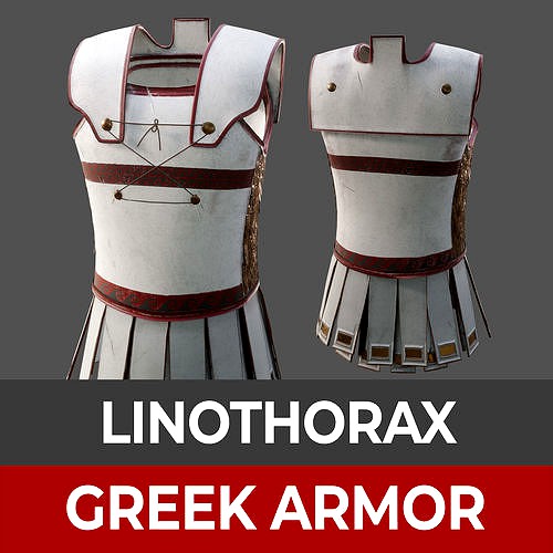 Ancient Greek Armor - Linothorax 3d model