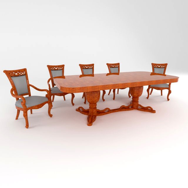 table baron 3d model