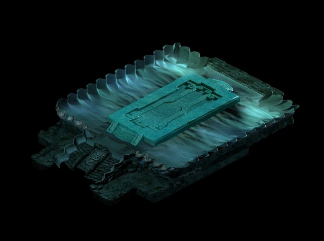 topography-sea floor-tomb 23 3d model