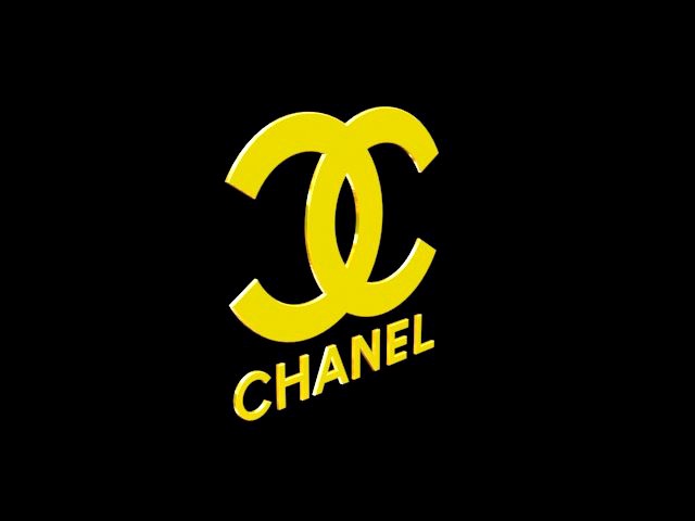 chanel logo 3d model