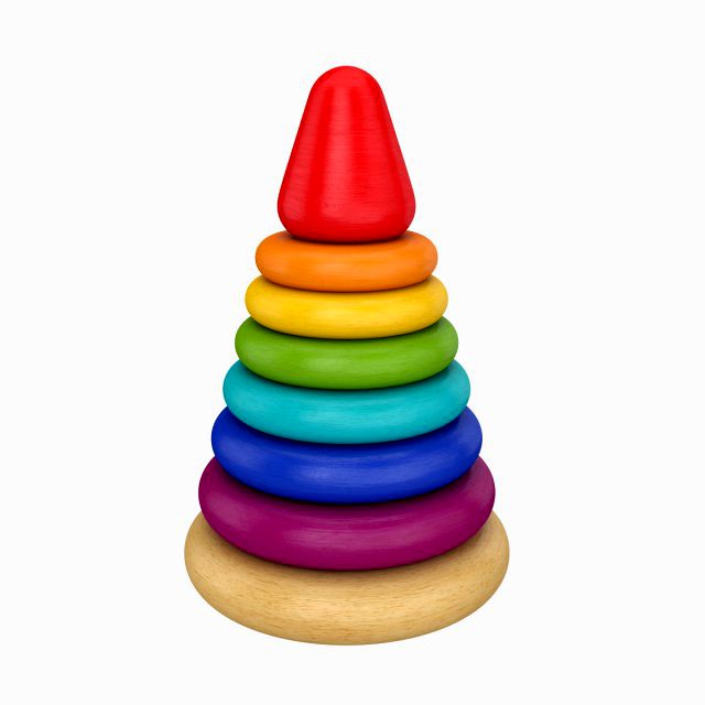 toy pyramid 3d model
