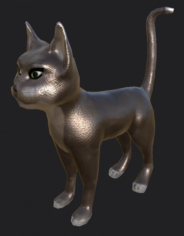 Game-ready Cat 3d model