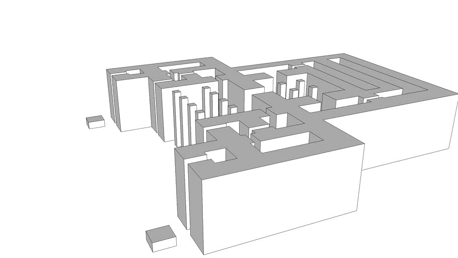 Oxus Temple. Takht-i Sangin 3d model