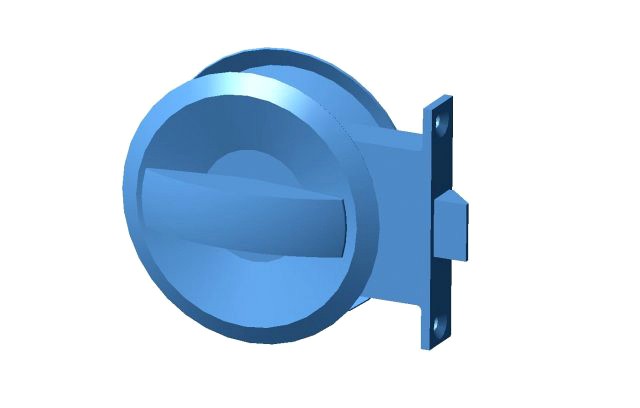 MECHANICAL MORTISE LOCK 3d model