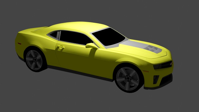camaro 3d model