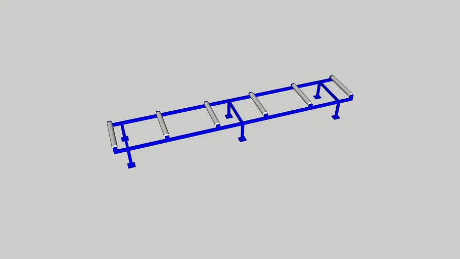 Spida floor truss conveyor 3d model