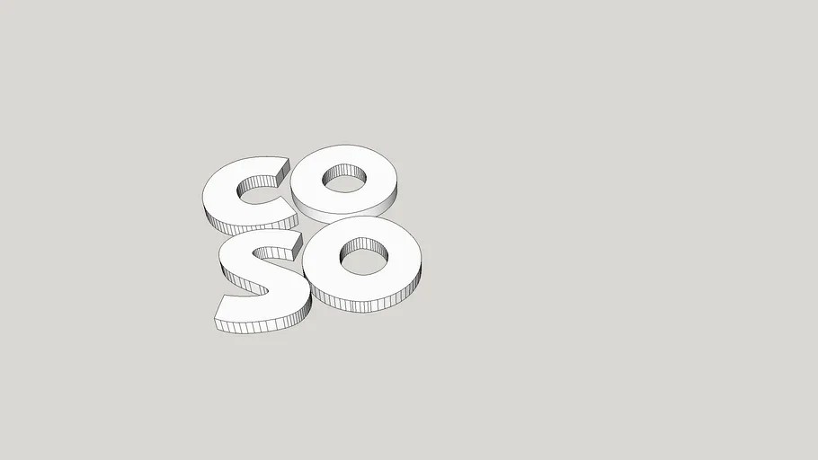 LOGO COSO 3d model
