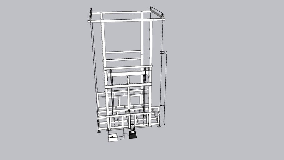 guide rail lift GL1.5-2.62 for Machael 3d model