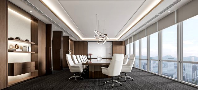 financial company meeting room 3d model