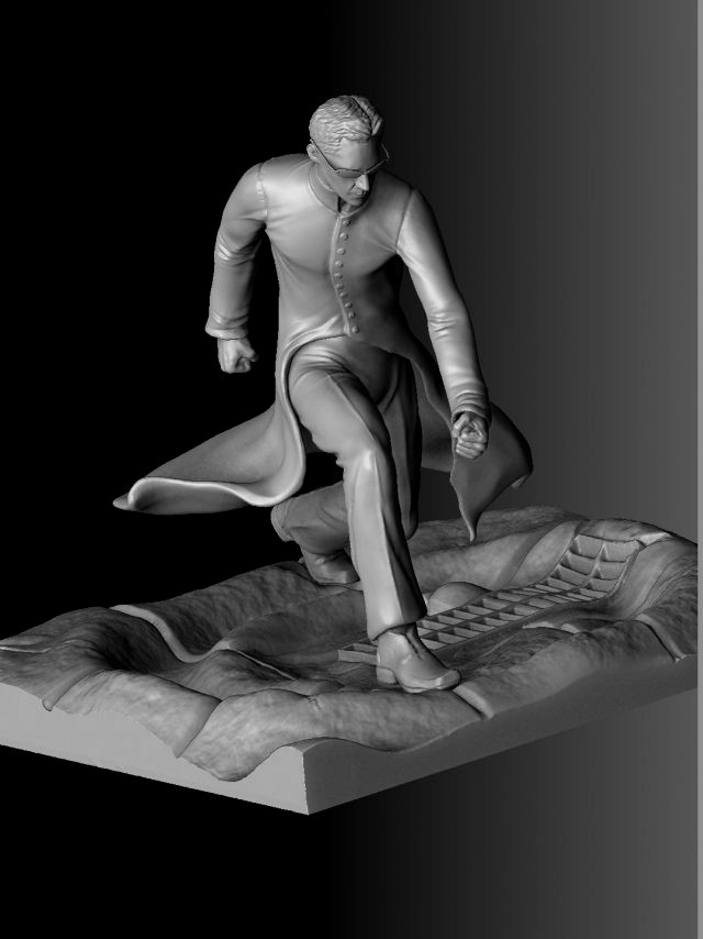 neo matrix 1999 3d model