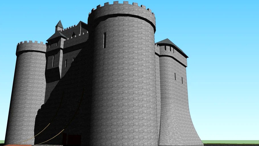 Luca sketchup castle 2022 3d model