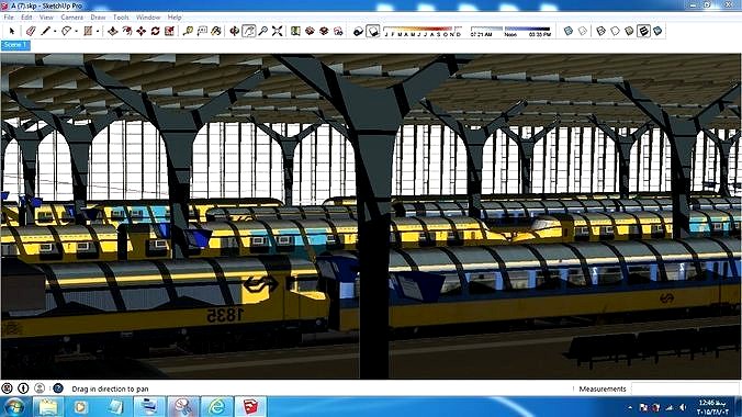 Sketchup Terminal A7 3d model
