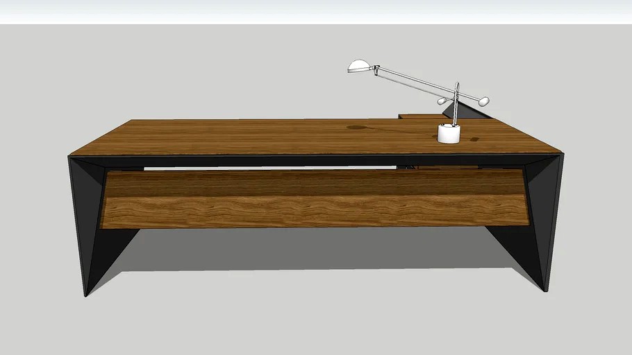 Executive desk, office desk,manager desk, 3d model