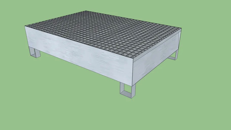 Bac de retention 3d model