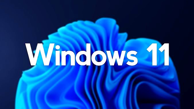 Windows 11 wallpaper 3d model
