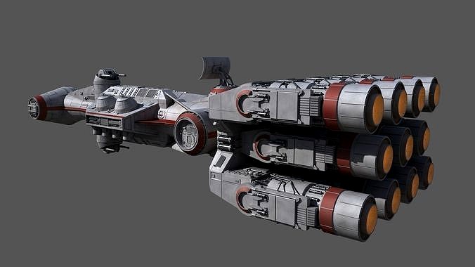 Corellian Corvette CR90 3d model