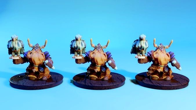 Danke Dwarf 28 mm 3d model