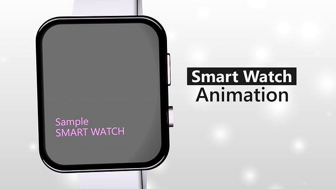 Sample 3d model of Smartwatch