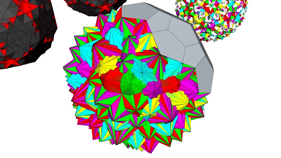 5 octahedron and 5 cuboctahedron 5 icosahedron truncated hexa 1,618 of ...