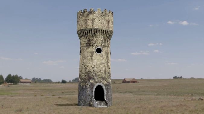 Tower 3D model textures 4K PBR -UE4