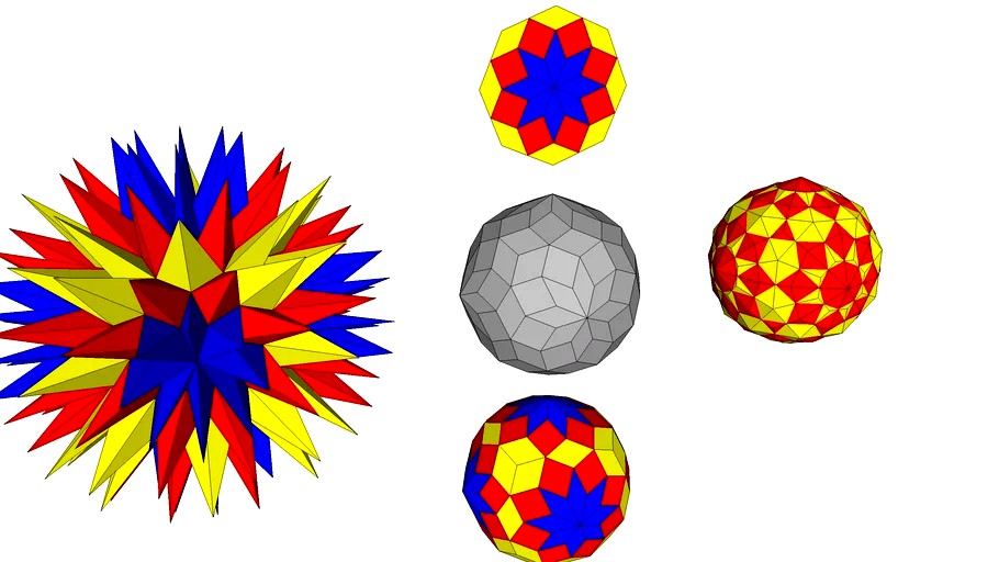 OCTAHEDRAL ZONOHEDRON 3d model