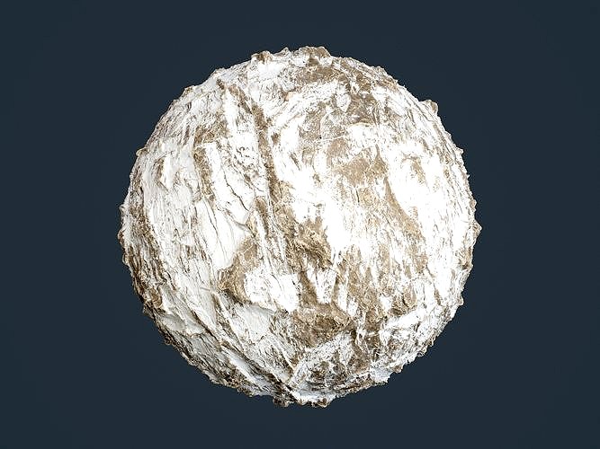 Rock Ground Stone Seamless PBR Texture 2 3d model