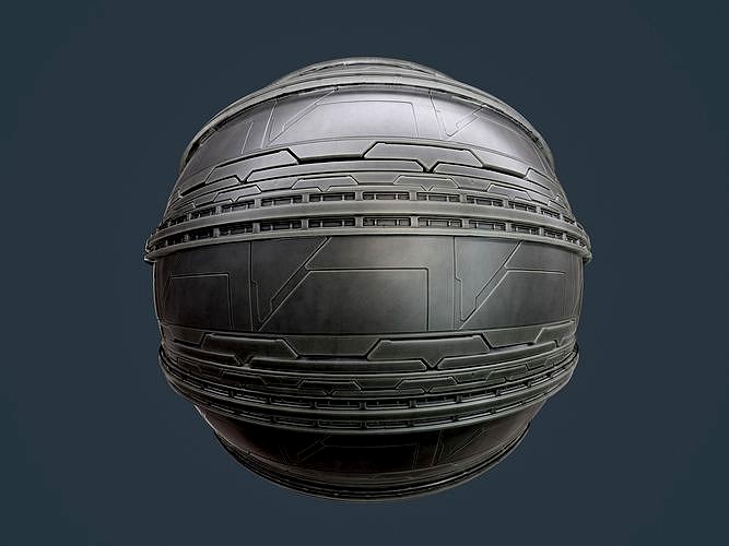 Sci-Fi Military Seamless PBR Texture 12 3d model