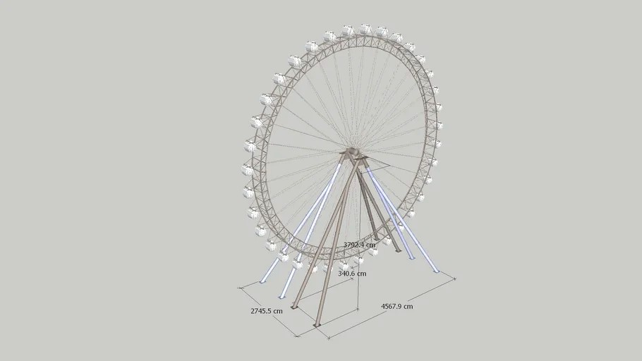 roda gigante 3d model