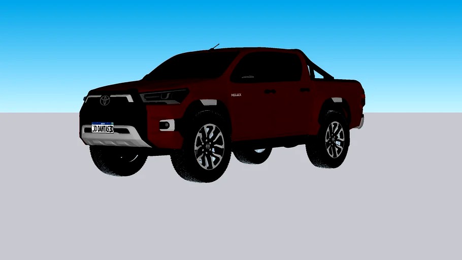 Toyota Hilux Invincible 2021 3d model