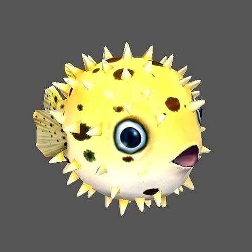 Pufferfish 3d model