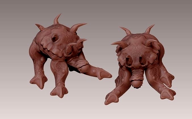 Crawler creature 3d model