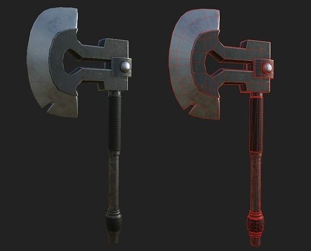 Simple Axe 3d model