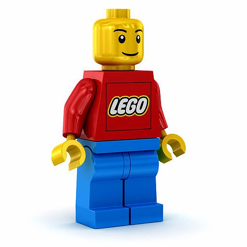 Lego Man 3d model