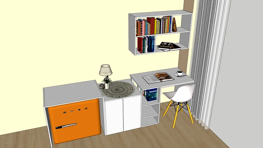 Tu trang tri 3d model