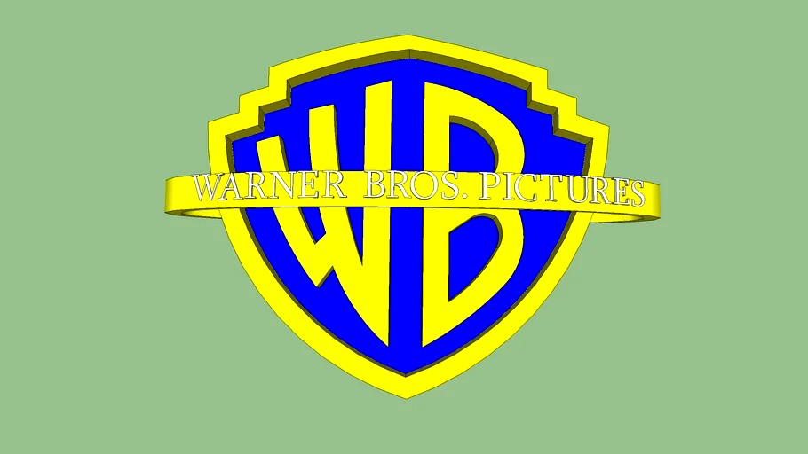 Warner Bros. Pictures (1998-2020) Shield 3D Model