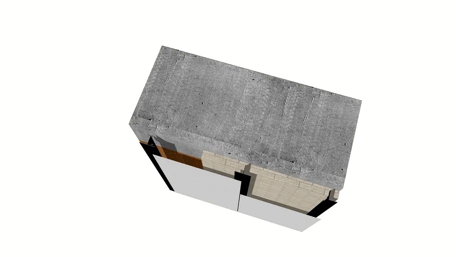 panel de aluminio compuesto 3d model