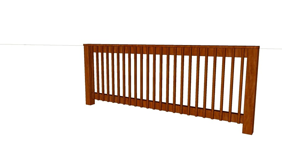 HORT 120- Sketchup Railing 3d model