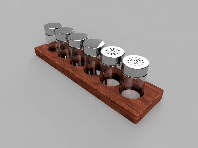 Spice Racks Parametric and Mesh 3D model | 3D