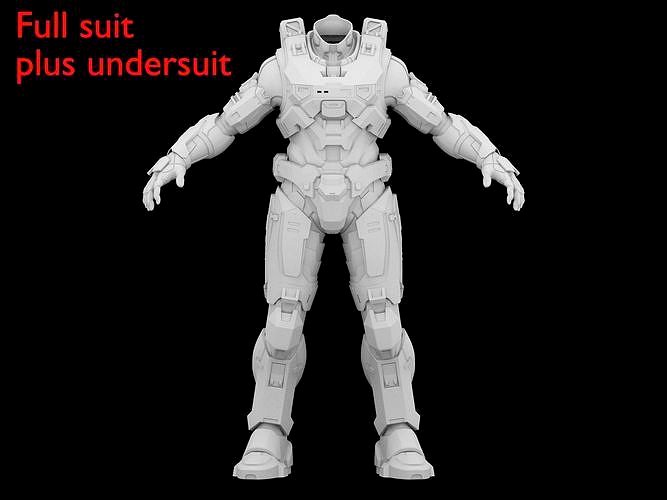 HALO Infinite Mk VII full suit 3d print files | 3D model