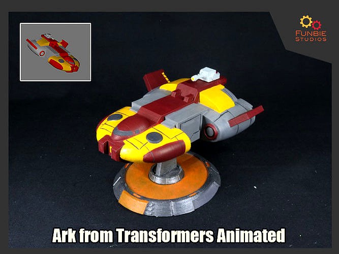 Iconic Ship Series - Ark from Transformers Animated | 3D model