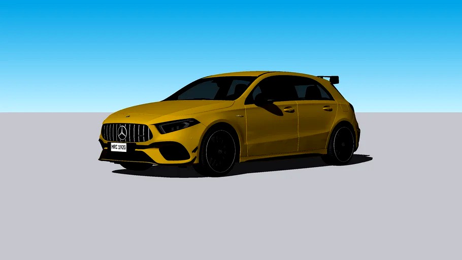 2020 Mercedes-AMG A45S 3d model