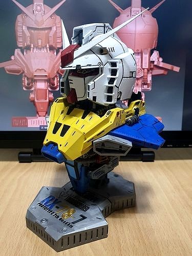 rx-78-7-gundam-bust-1 | 3D model