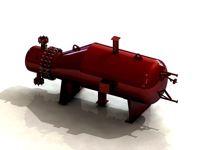 Heat medium evaporator | 3D model