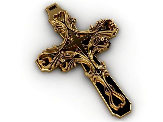 cross for 3d printing | 3D model