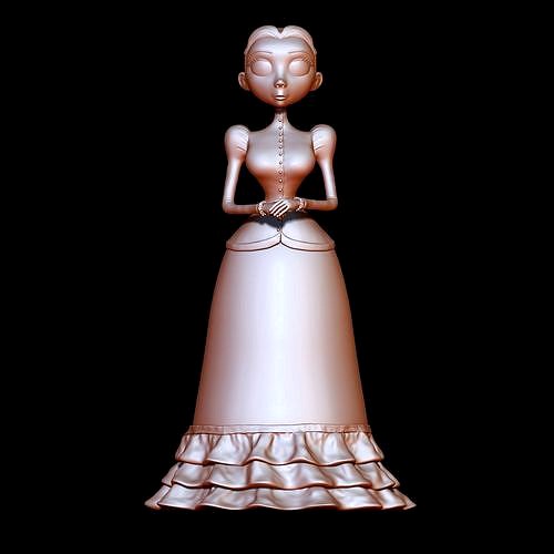 Victoria Everglot - Corpse Bride | 3D model
