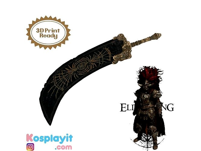 Radahn Sword - Starscourge Greatsword 3D Model -Elden Ring | 3D