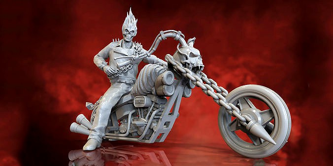 Ghost Rider 3D Model for 3D Printing | 3D
