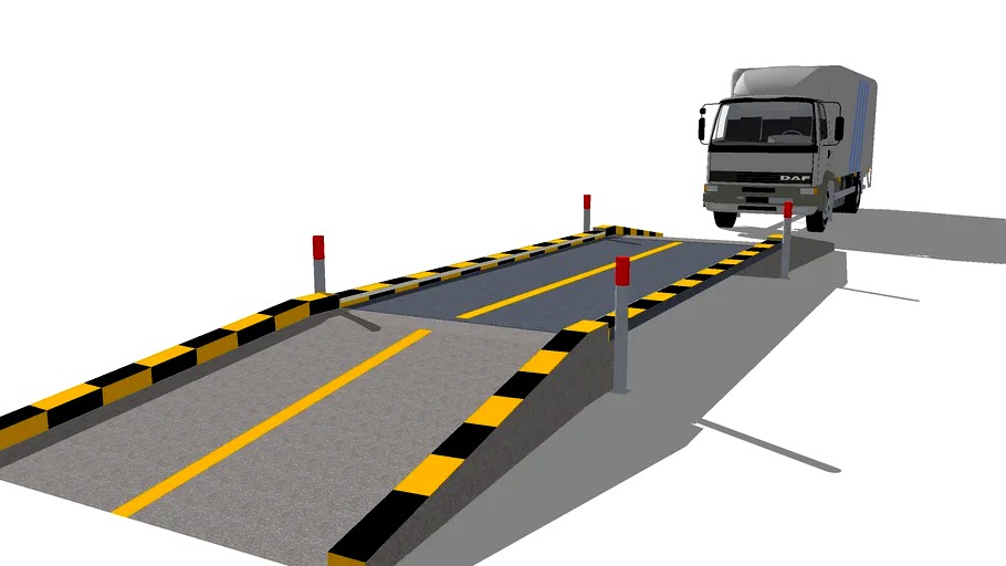 Weighbridge 3d model