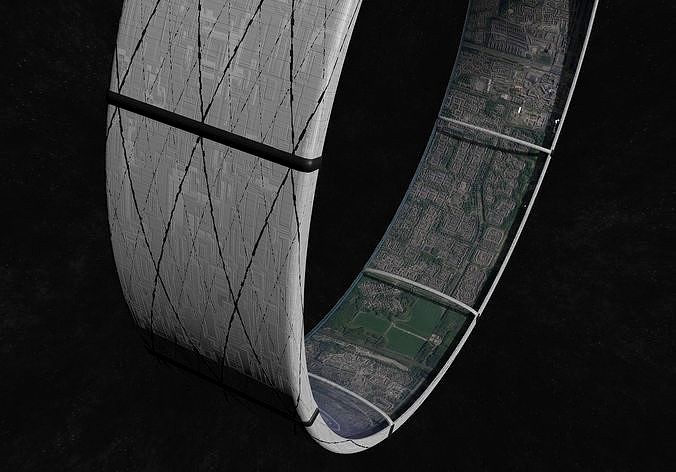 Village sized ring world V2 3d model